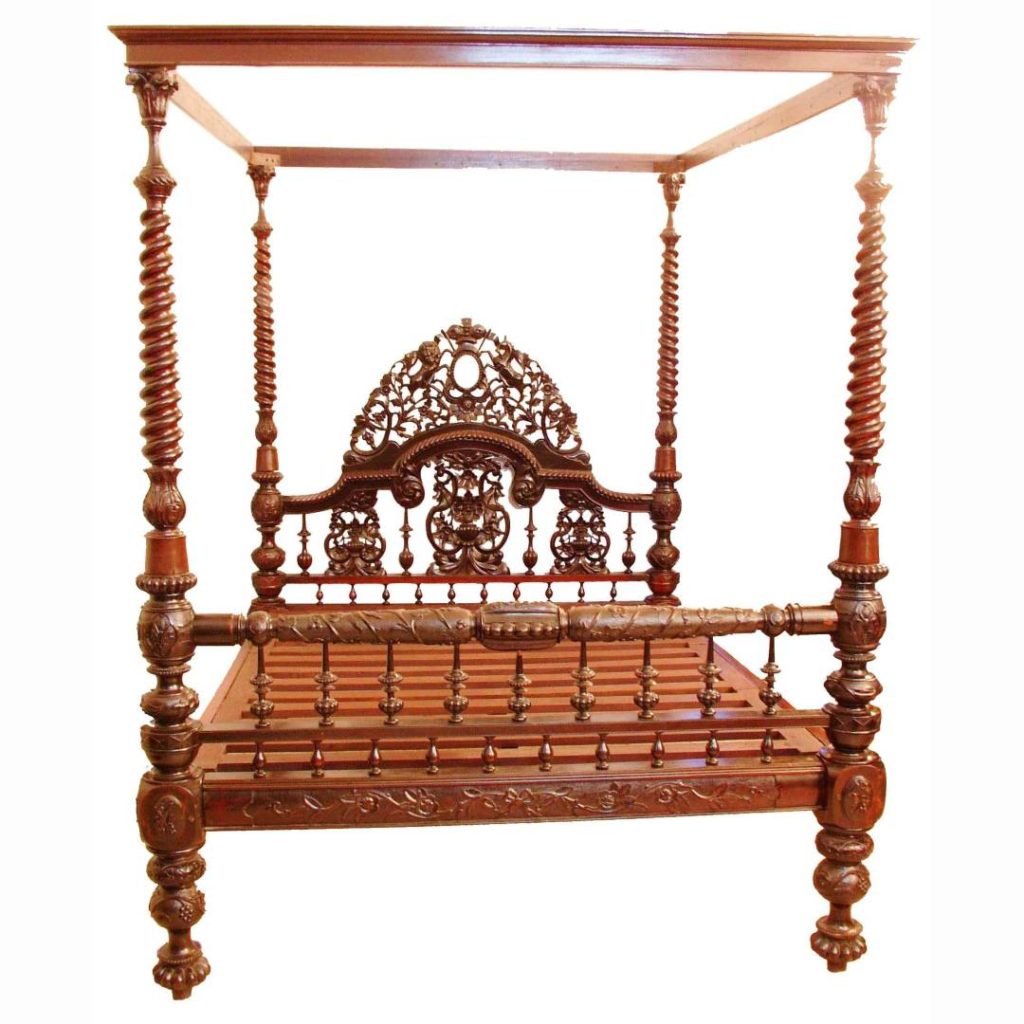 #FUBD01 Victorian King Size East India Company Four Poster Bed - The ...