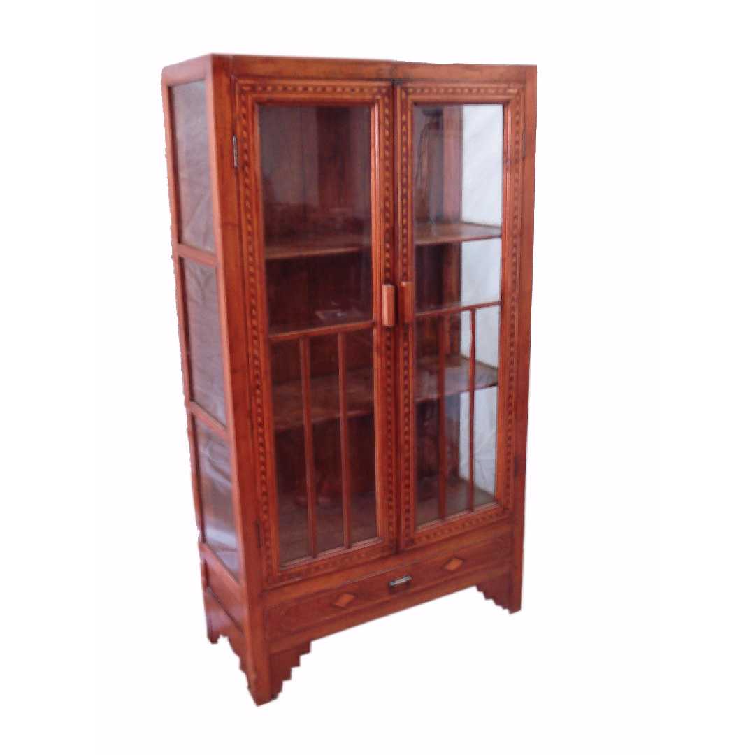#FUCA04 Inlay Work Display Cabinet - The Antique Hut